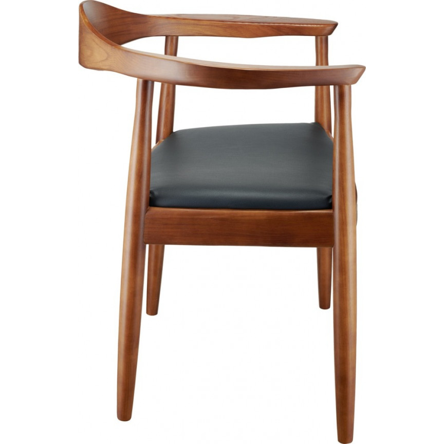 Designer King walnut&black designer wooden chair Moos Home