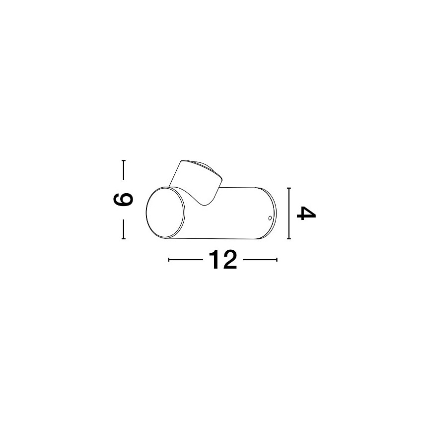 Kinkiet ogrodowy nowoczesny Brandon LED 3000K biały