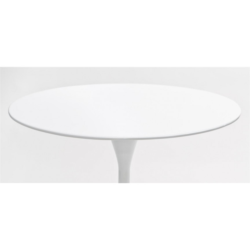 Round, stylish Tulip dining table can serve as a table in the ...
