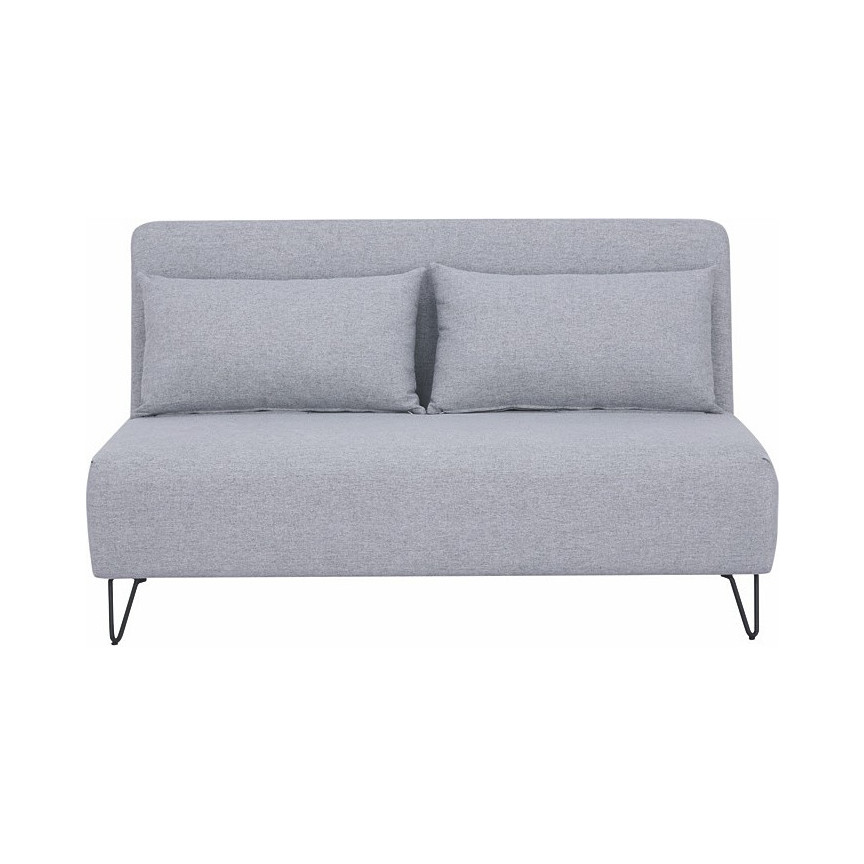 Stylish Zenia grey upholstered sofa bed Signal