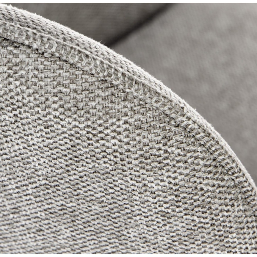 Krzesło tapicerowane z podłokietnikami K481 szare Halmar